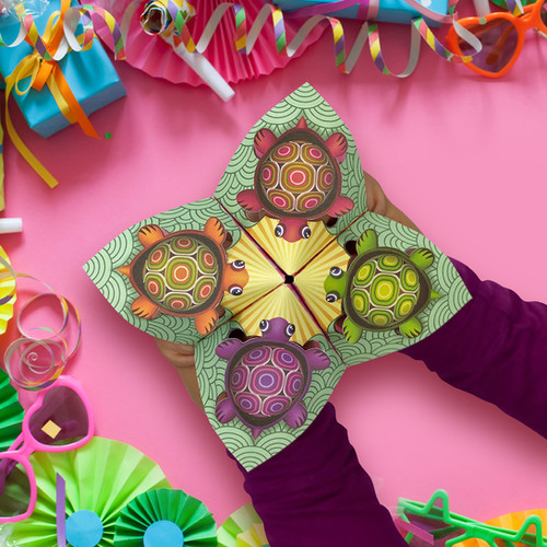 Origami paper fortune teller - Cootie Catcher - Pop up cards - Sea ...