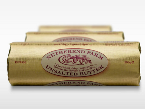 Netherend Farm - Unsalted Butter Roll 250g (£/each) | Noel's Farm Shop