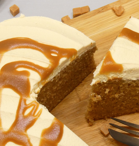 Ruby's Bakery - 6" Toffee Puddle Sponge Cake (£/each) | Noel's Farm Shop
