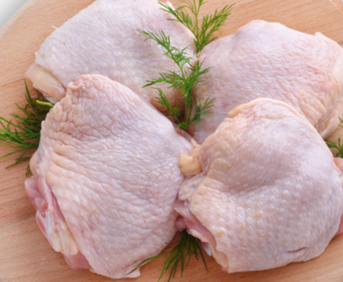 Barn Reared Skin On & Bone In Chicken Thighs Pack of 2 approx 400g ...