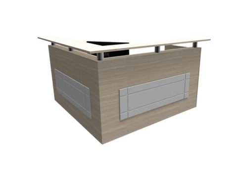 Traditional Reception Counter - L-Shape | Desley Furniture