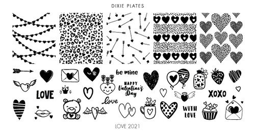 Dixie Plate Love 2021 Mini Plate | essence
