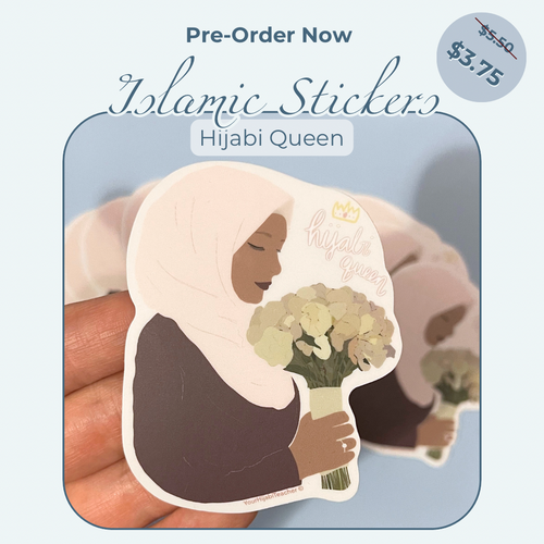 Hijabi Queen - Vinyl Sticker Decal | YourHijabiTeacher