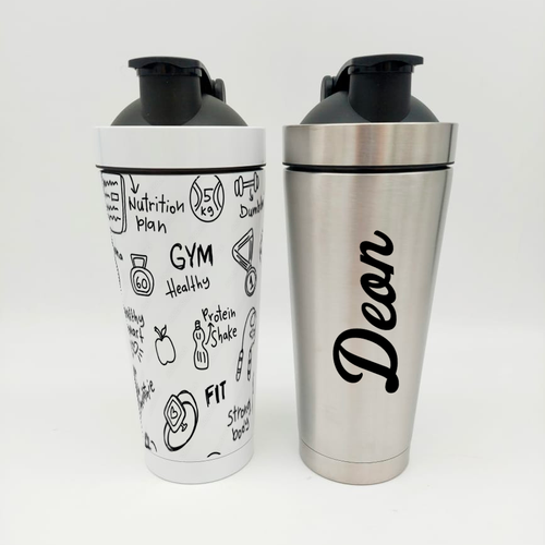 Personalised Steel Gym Shaker | Gifts By You