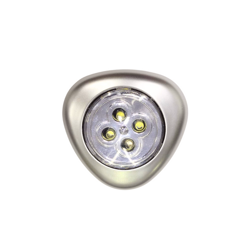 SPOT DE TOQUE LED LUZ BRANCA TRINGULAR A PILHA MULTIUSO | Compensados ...