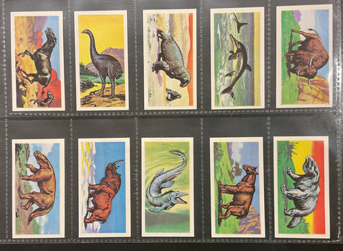 Sunblest Tea Prehistorical Animals 2nd Series Tea Cards | JSCards