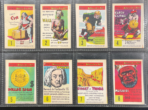 Parkhurst Ripley's Believe It Or Not Confectionary Cards | JSCards