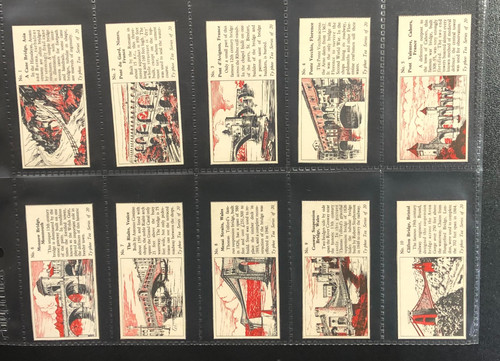 Typhoo Tea Famous Bridges Package Issue Tea Cards | JSCards