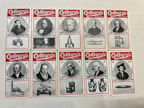 Cadburys Copyright Inventor Series Confectionary Cards | JSCards