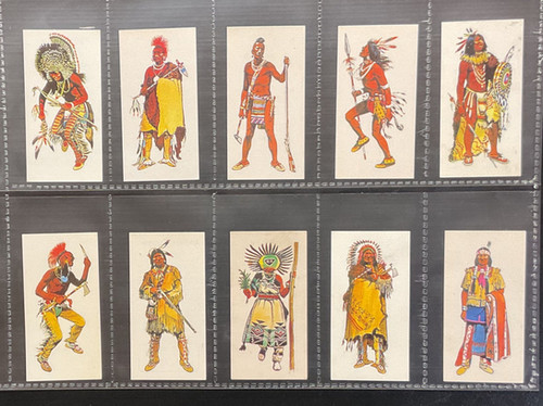 Goodies Indian Tribes Confectionary Cards Issued In 1975 Condition Very ...