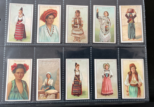 Maynards Girls Of All Nations Confectionary Cards | JSCards