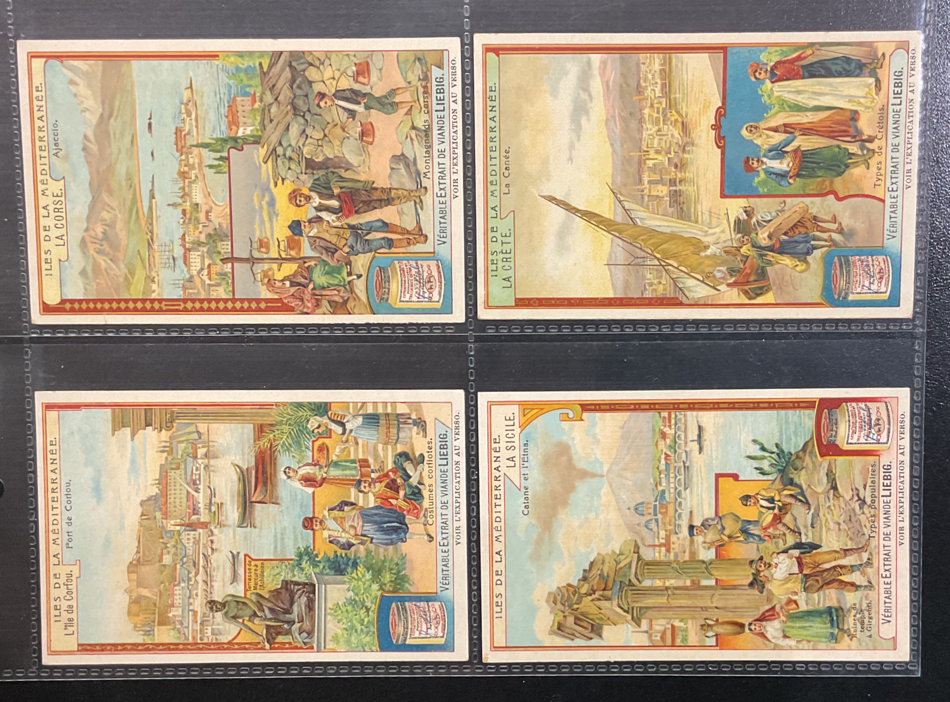 Liebig Mediterranean Islands S934 Trade Cards | JSCards