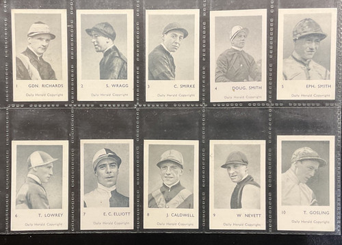 Daily Herald Turf Personalities Trade Cards | JSCards