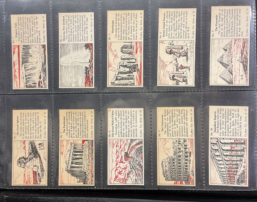 Typhoo Tea Some World Wonders Tea Cards | JSCards