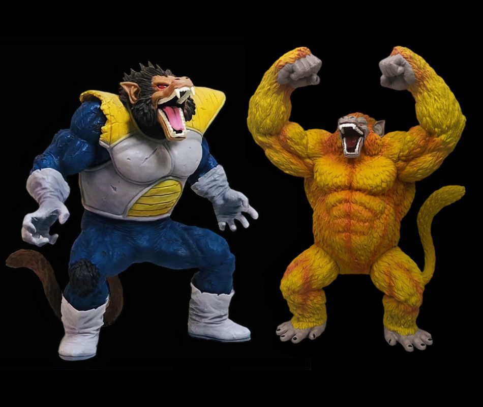 Dragon Ball The Golden Great Ape/Vegeta Great Ape Transformation PVC ...