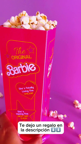POP CORN BUCKET BARBIE. Llévate un regalo ️ | PRIVA ESTUDIO