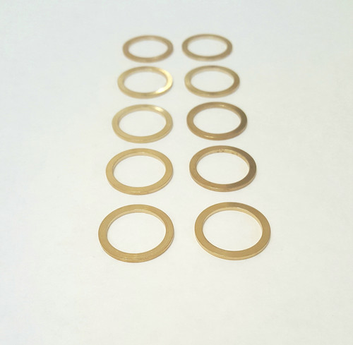 10 Pack 1" to 20mm Brass Ring Adapter Reducer Bushing Diamond Saw Blade ...