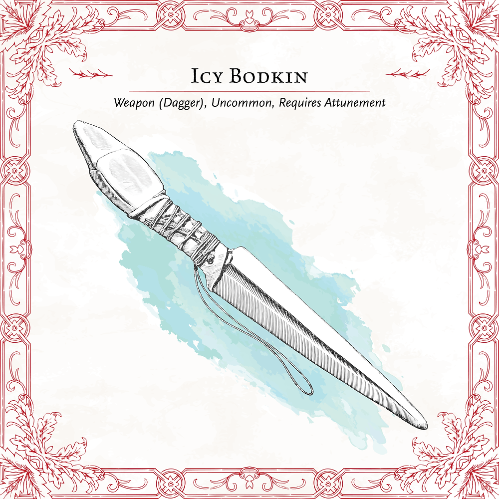 Icy Bodkin | An Uncommon Dagger for 5th Edition