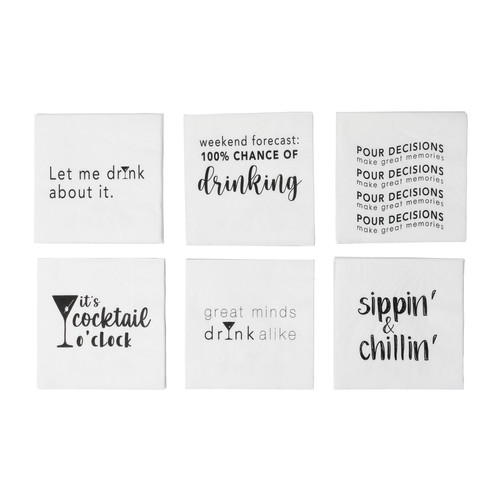 drYnk Cocktail Napkins - 36 Count | blueoco