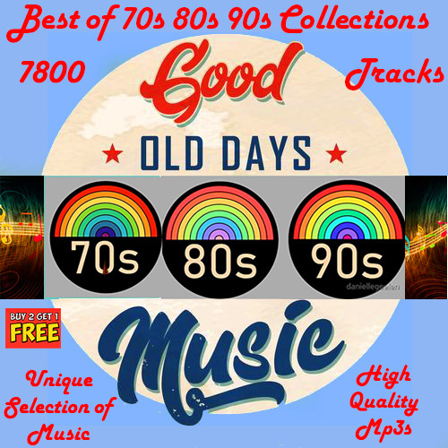 7800 TRACKS. Best of 3 Decades. (70s-80s-90s). Top selection of hits. | Oldisgoldmp3s