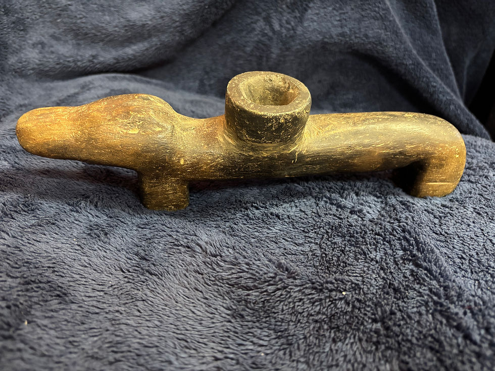 Alligator Long Pipe | America’s Artifacts