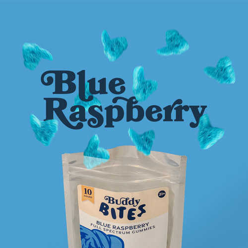 Blue Raspberry Buddy Bites! 10pk | Buddy's Bud Co.