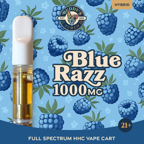 Blue Razz 1g Cart | Buddy's Bud Co.