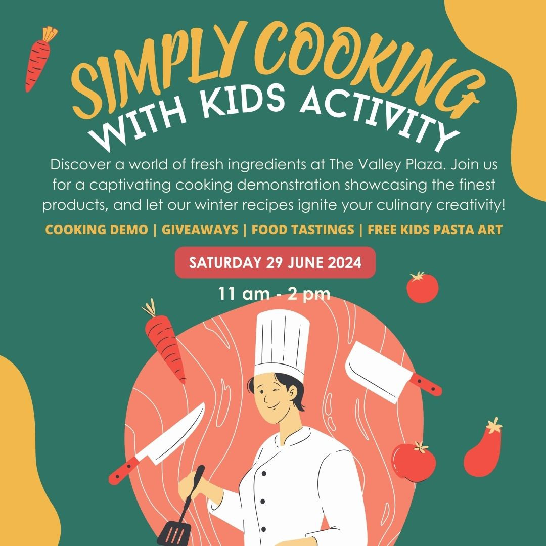 Simply Cooking with Free Kids Activity | valleyplaza