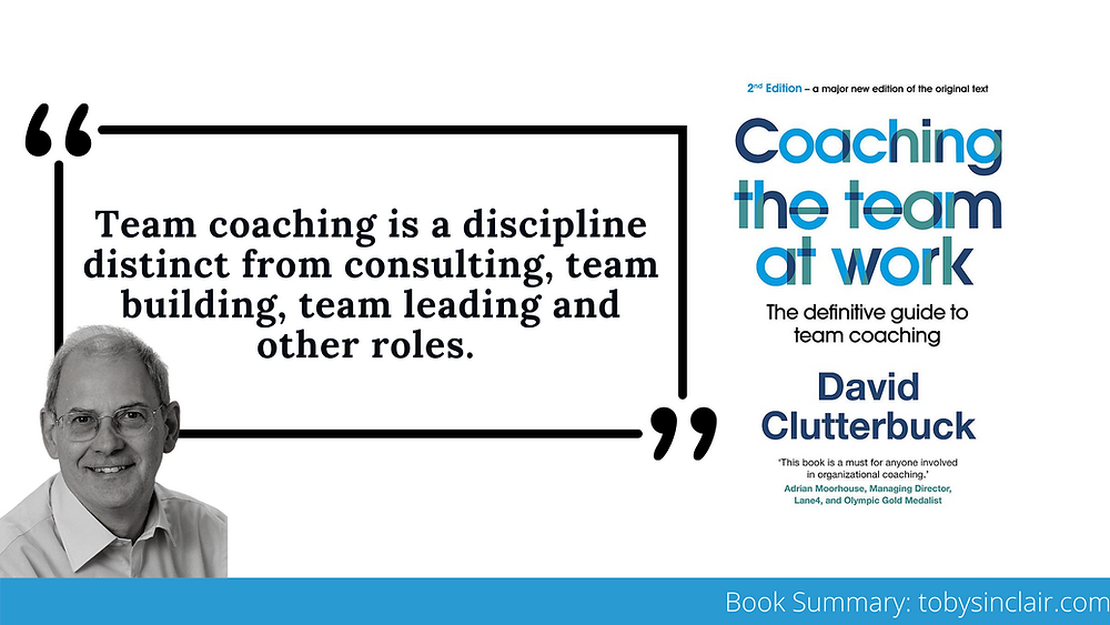 Team Coaching At Work Summary by David Clutterbuck