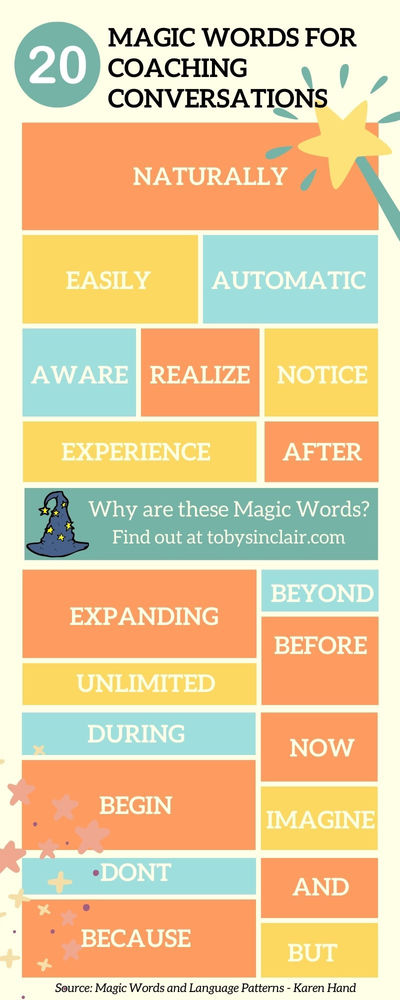 20 Magic Words for Coaching Conversations | Toby Sinclair