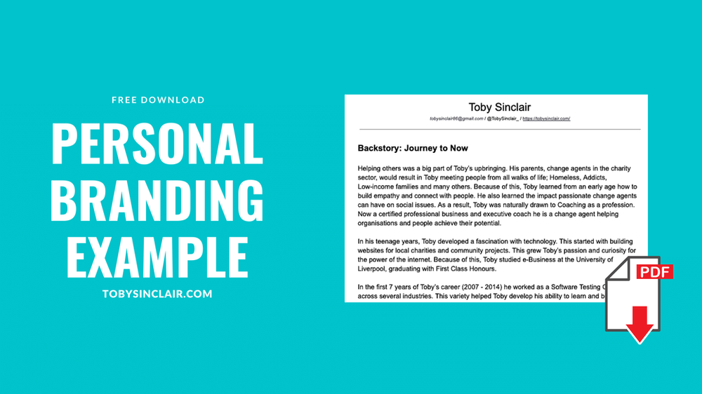 How To Tell Your Story | Personal Branding Example