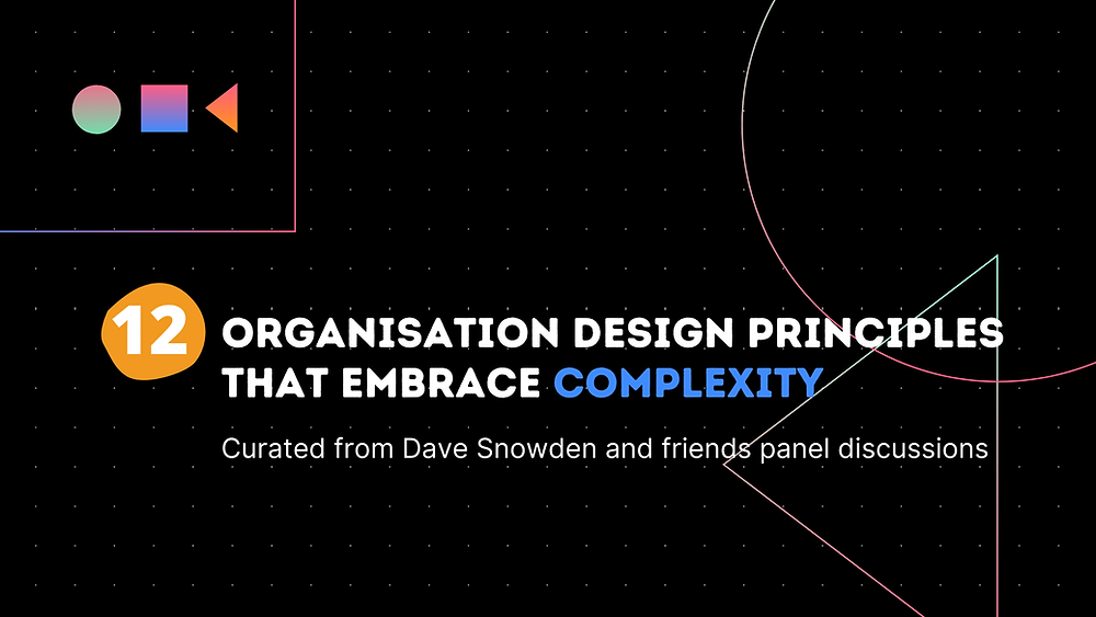 12 Organisational Design Principles that Embrace Complexity