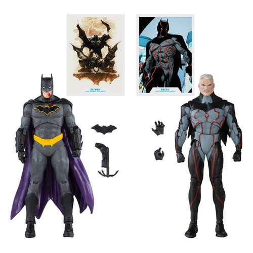 DC Batman (Bloody) & Omega (Unmasked) 2-Pack Action Figure (Gold Label ...