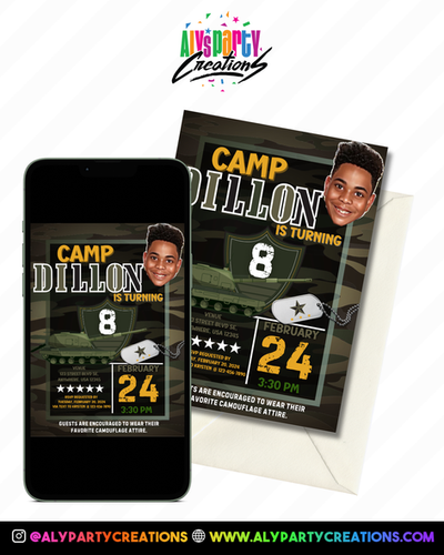 Digital Invitation | Alys Party Creations