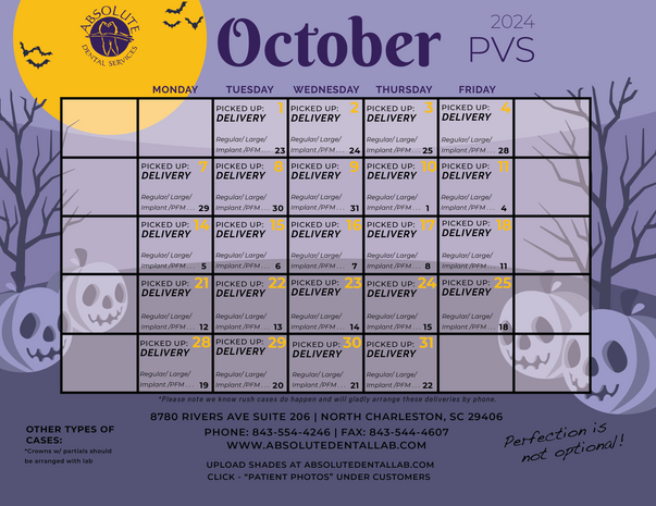 Deliveries: Case Turn Around Times | Absolute Dental Lab