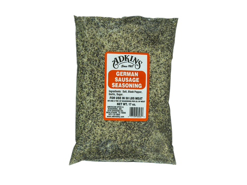 German Sausage Seasoning - 17 Oz. | Adkins Seasoning