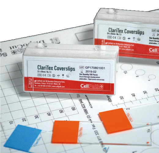 CLARITEX fedőlemez No 1.0, 24 x 50 mm