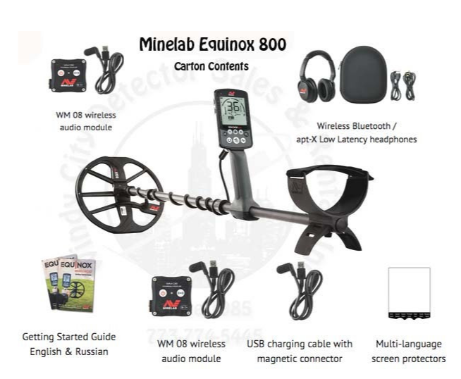 Minelab Equinox 800 Metal Detector | Windy City Metal D.
