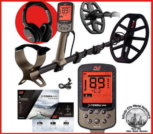MINELAB X-TERRA ELITE 2 COIL EXPEDITION PACK MULTI-FREQUENCY WATERPROOF ...