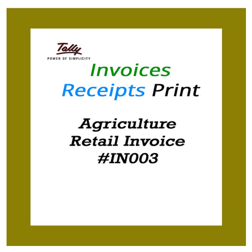 Agriculture Retail Invoice | CIBS