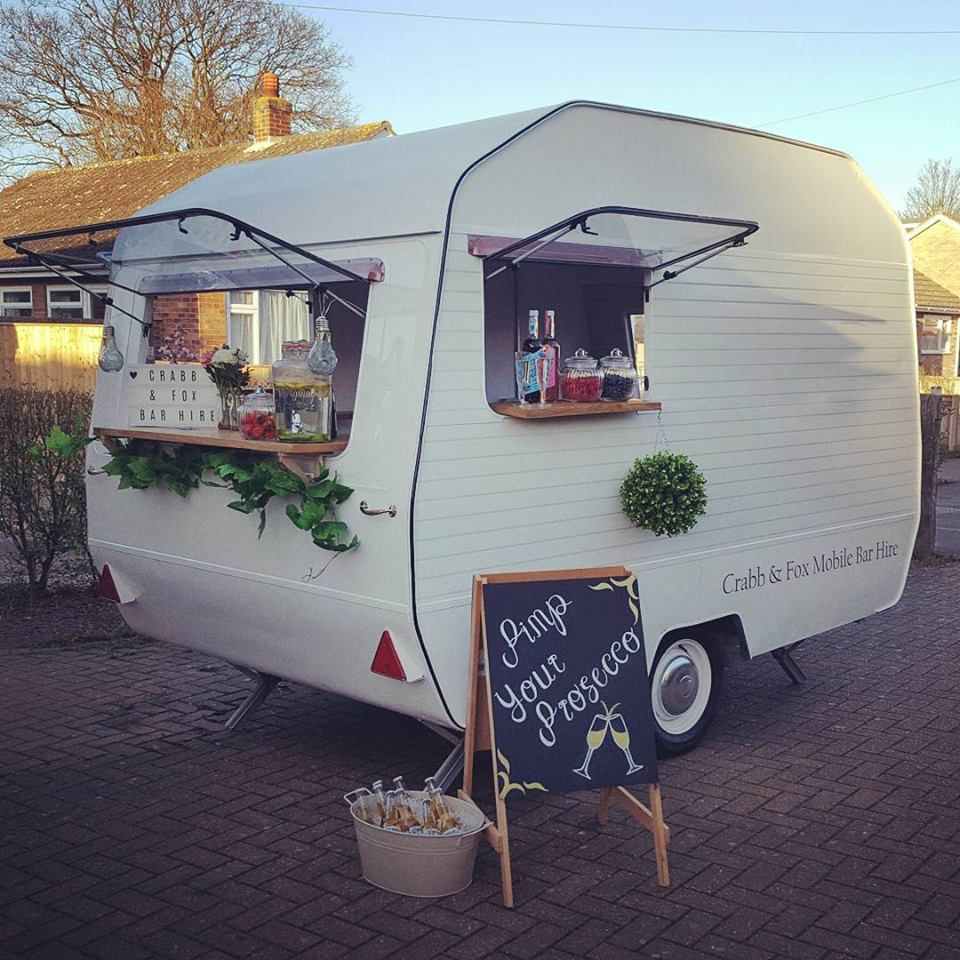 Vintage caravan bar