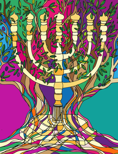 Colours of the Menorah | Michelle Levy