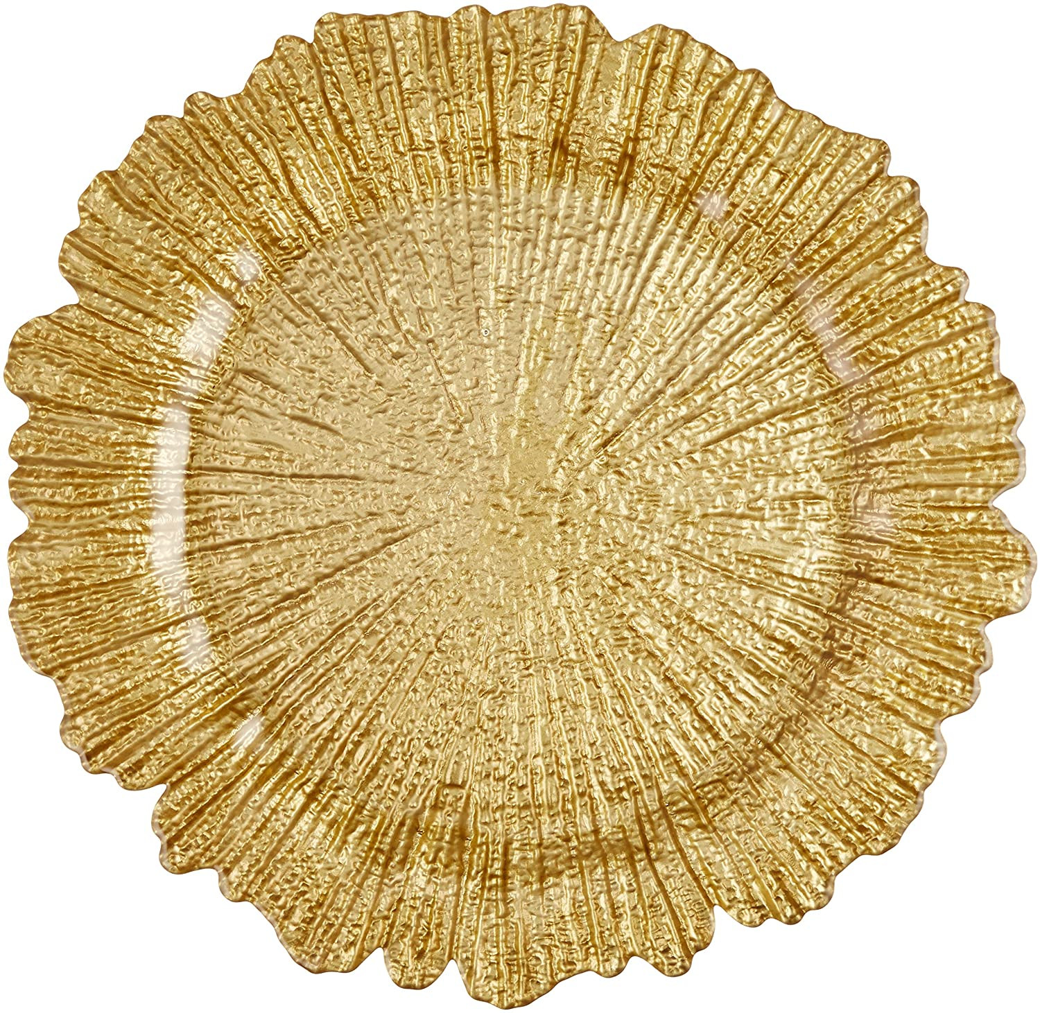 Charger Plate Gold Reef