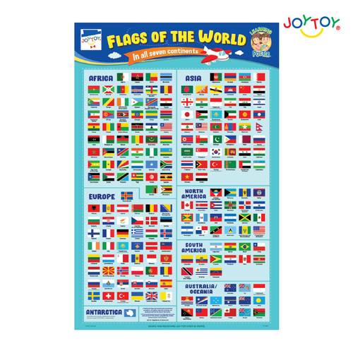 Flags of the World Poster | jclucaskids