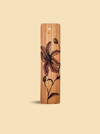 Handmade Bamboo Bookmark | The Flower | | Papanguler Ghor
