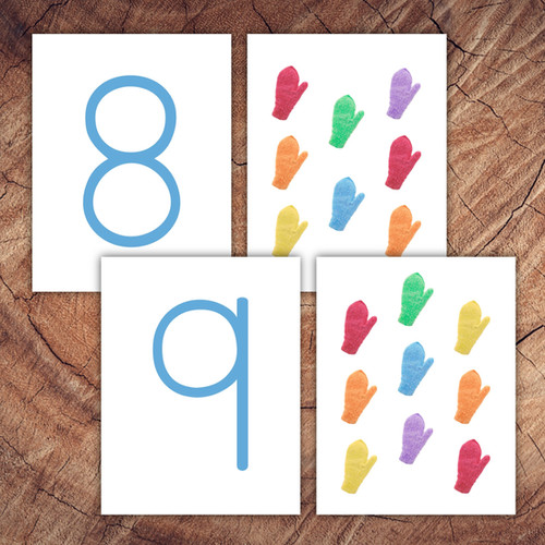 Winter Mittens Count and Sort | Little Spark Company