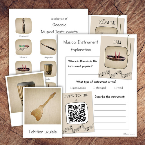Oceania Musical Instruments Pack | Little Spark Company