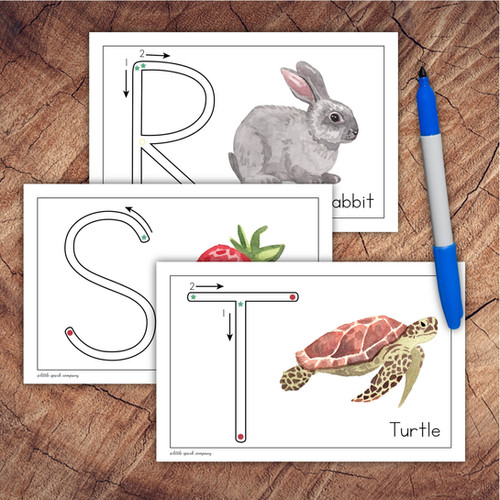 Printing Primer Cards, Uppercase Edition | Little Spark Company