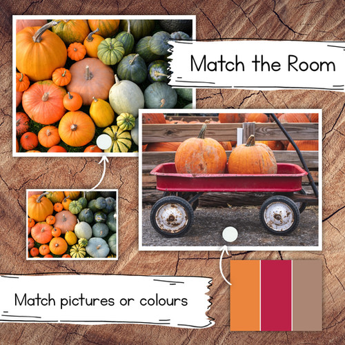 Autumn Match the Room | Little Spark Company