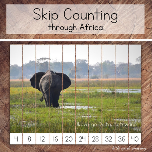 Skip Counting Through Africa | Little Spark Company